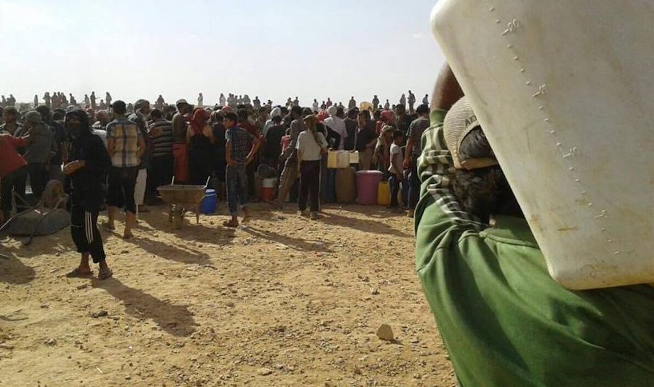 Desert Base Is Displaced Syrians' Last Line of Defense